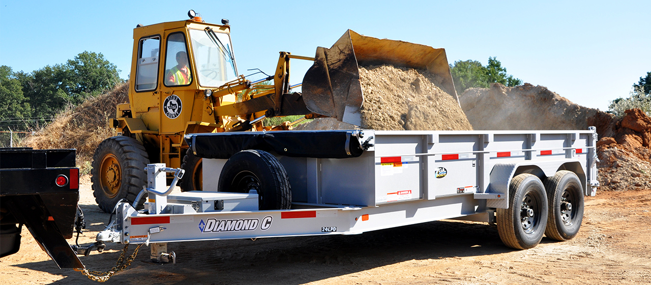Low Profile Dump Trailer Design - Diamond C Trailers