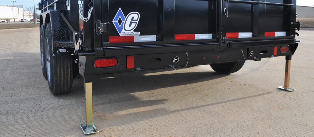 Rear Stabilizer Jacks - Diamond C Trailers