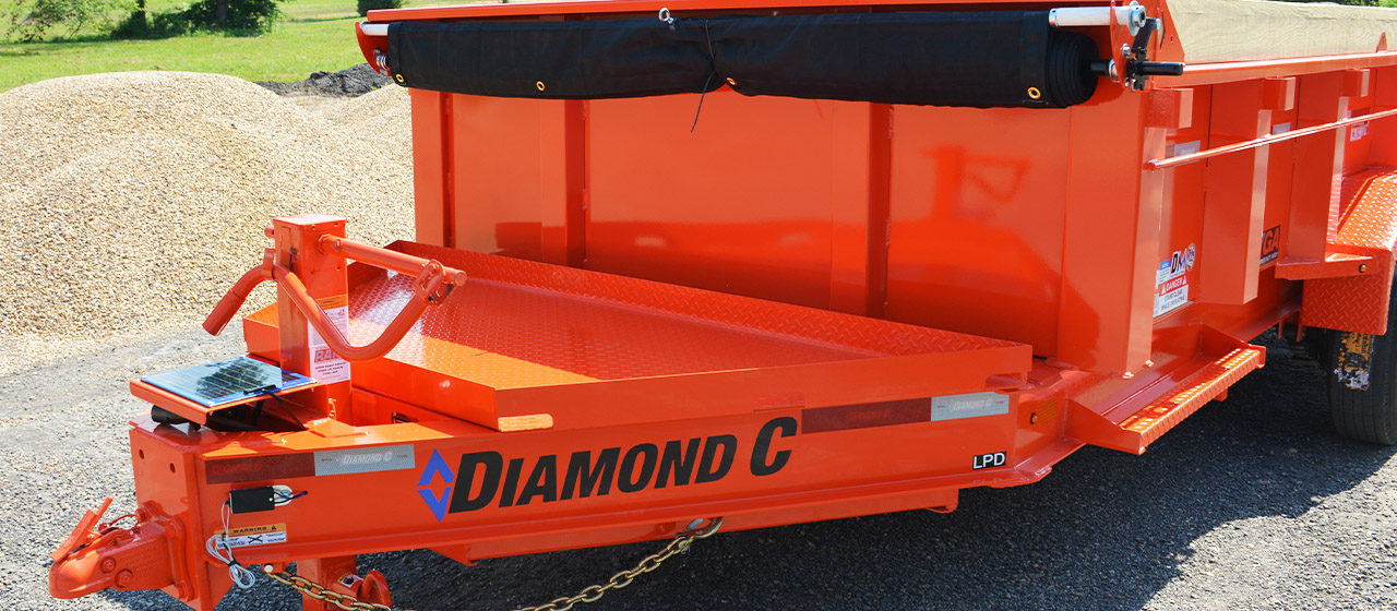 HD V-Tongue Lid - Storage - Diamond C Trailers