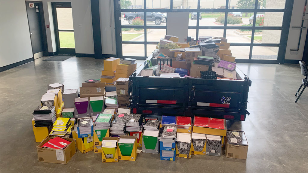 Annual School Supply Drive - Community - Diamond C Trailers