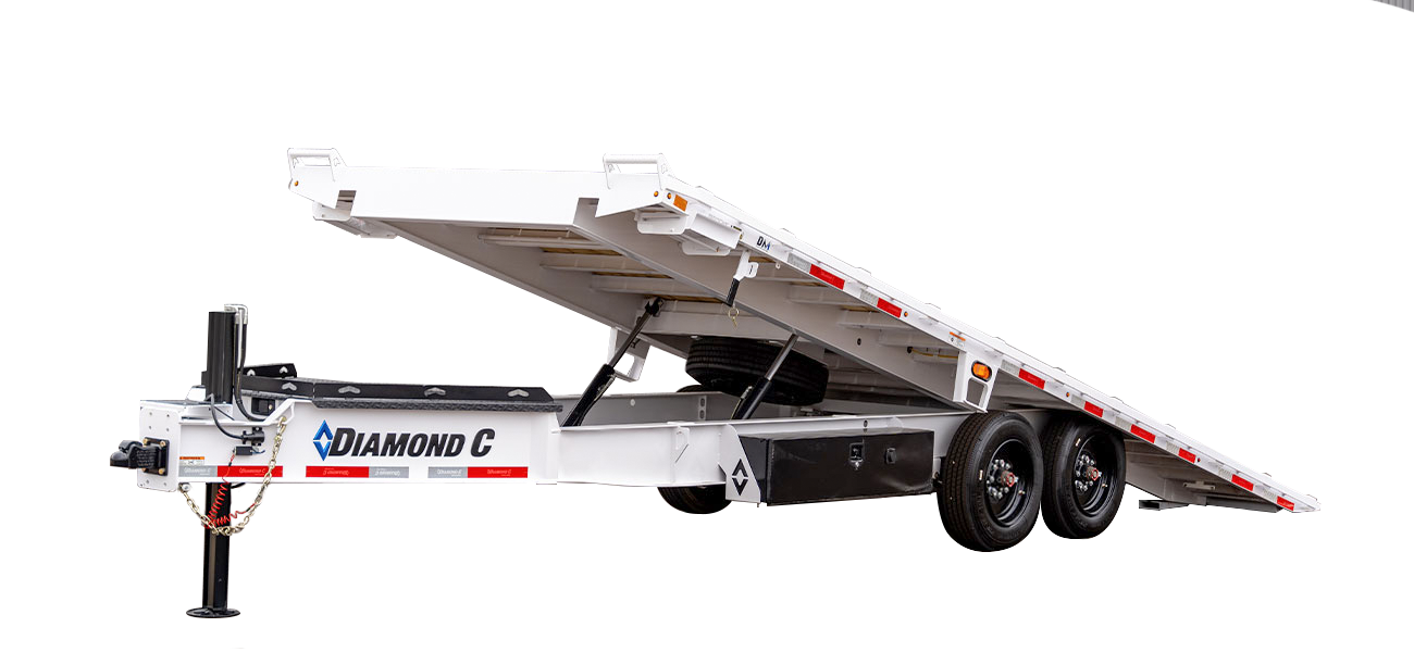 Model DET: Deck Over Tilt Equipment Trailer - Diamond C Trailers