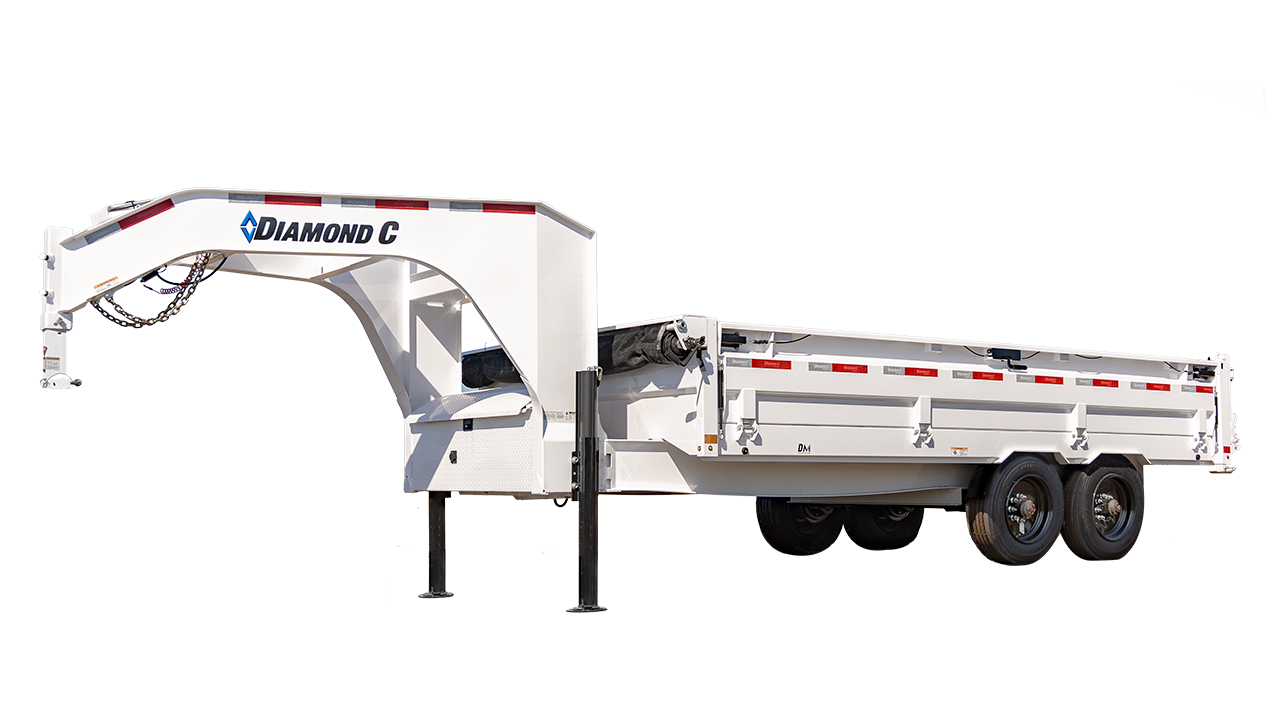 DOD: Deck Over Dump Trailer (Fold Down Sides) - Diamond C Trailers